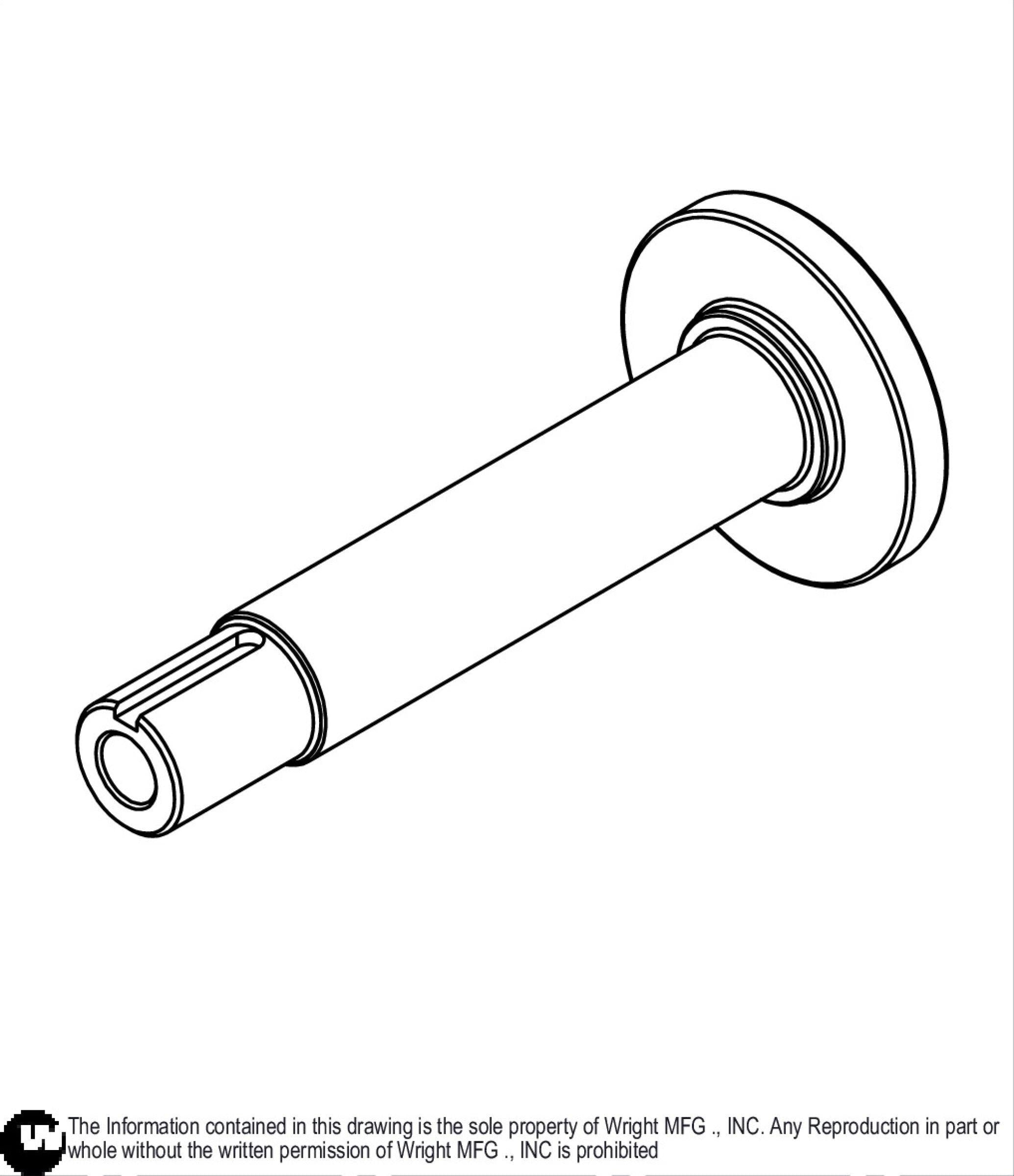 Bolt-On Spindle Shaft 71460185 – Interstate Supplies and Services