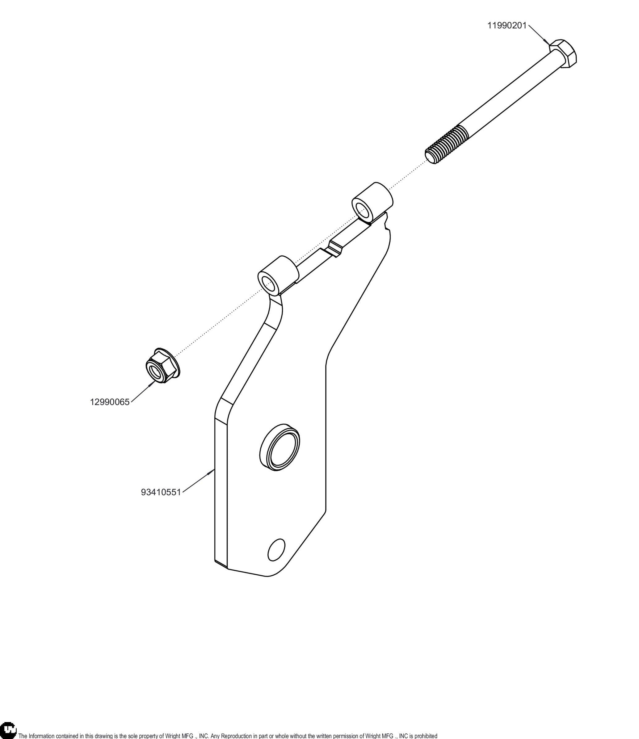 48/52 WSB Lower Deck Lift Handle Kit 98490026 – Interstate Supplies and ...