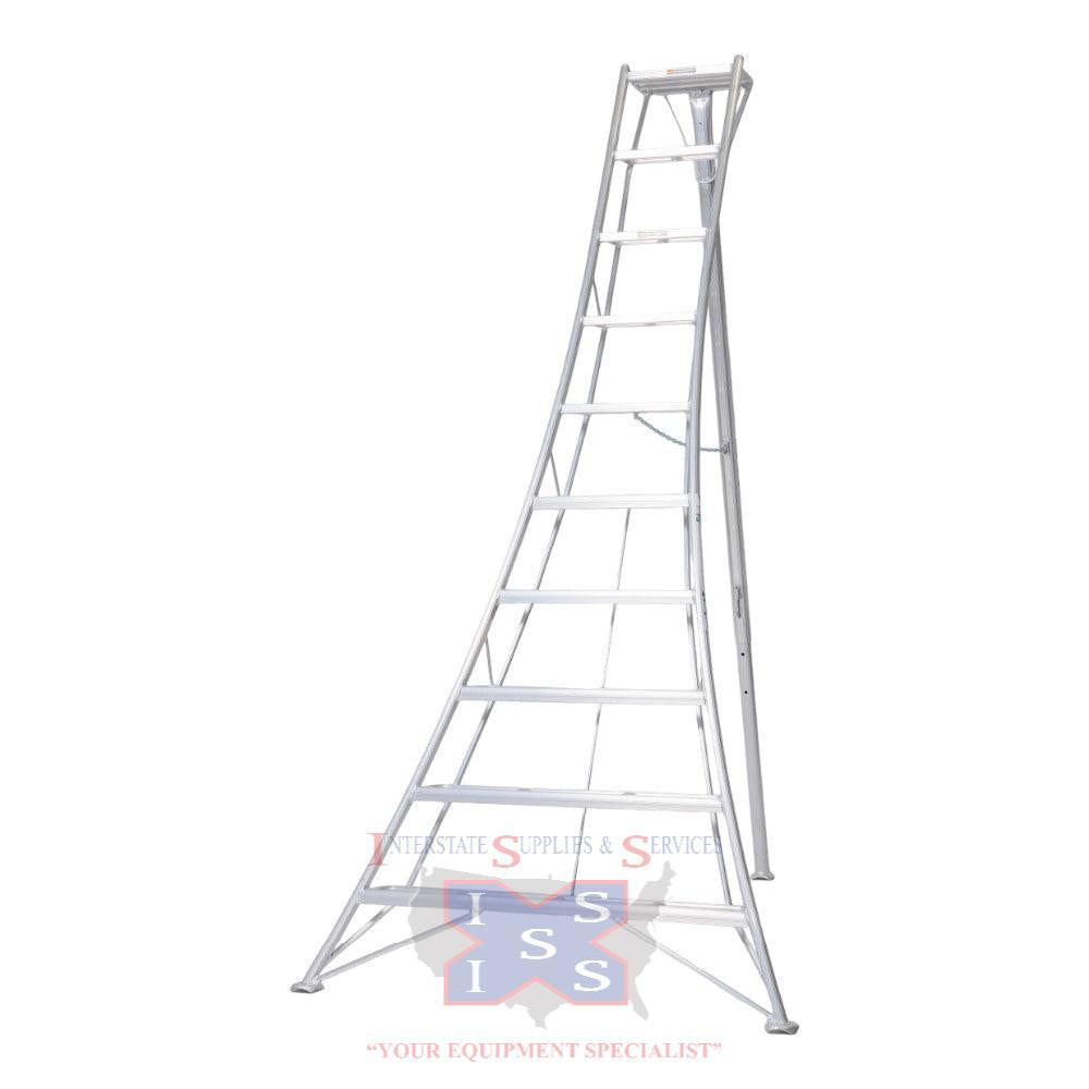 12' Tripod Platform Orchard Aluminium Ladder – Interstate Supplies and ...